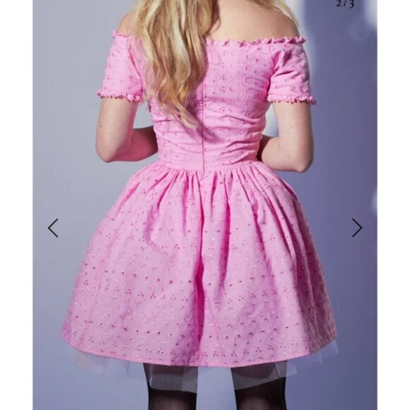 Wheels And Dollbaby | Dresses | Wheels Dollbaby The Broderie Tie Bardot ...